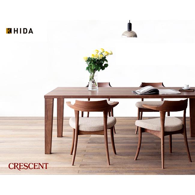 飛騨産業 HIDA CRESCENT クレセント スツール SD602 コンビ ウォールナット色 ダイニング チェア 食堂椅子 板座 ナラ 無垢 :cent-11:KOKOCHIstyle ...