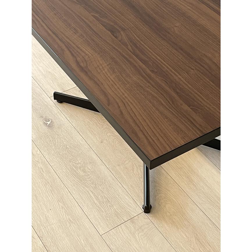 【アウトレット特価！39,800円→29,800円】センターテーブル 90 スチール ブラウン 十字脚 スリム OUTLET 処分品 中古 : outlet-21 : mukustyle ...