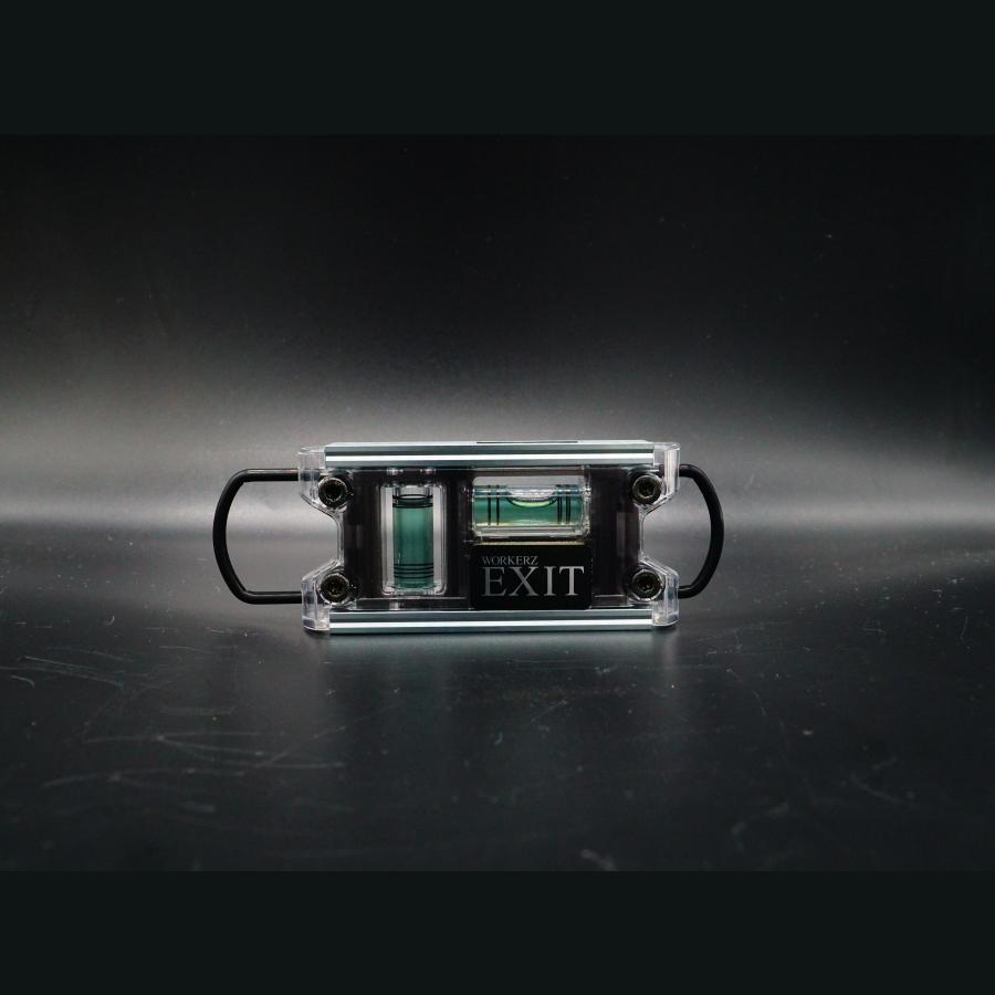 WORKERZ EXIT トビレベル・2 ガンメタ EXTTB2GM 水平器 EBISU トビレベル レベル 高儀 × NEXTWORKERZ EXIT-TOBILEVEL ...