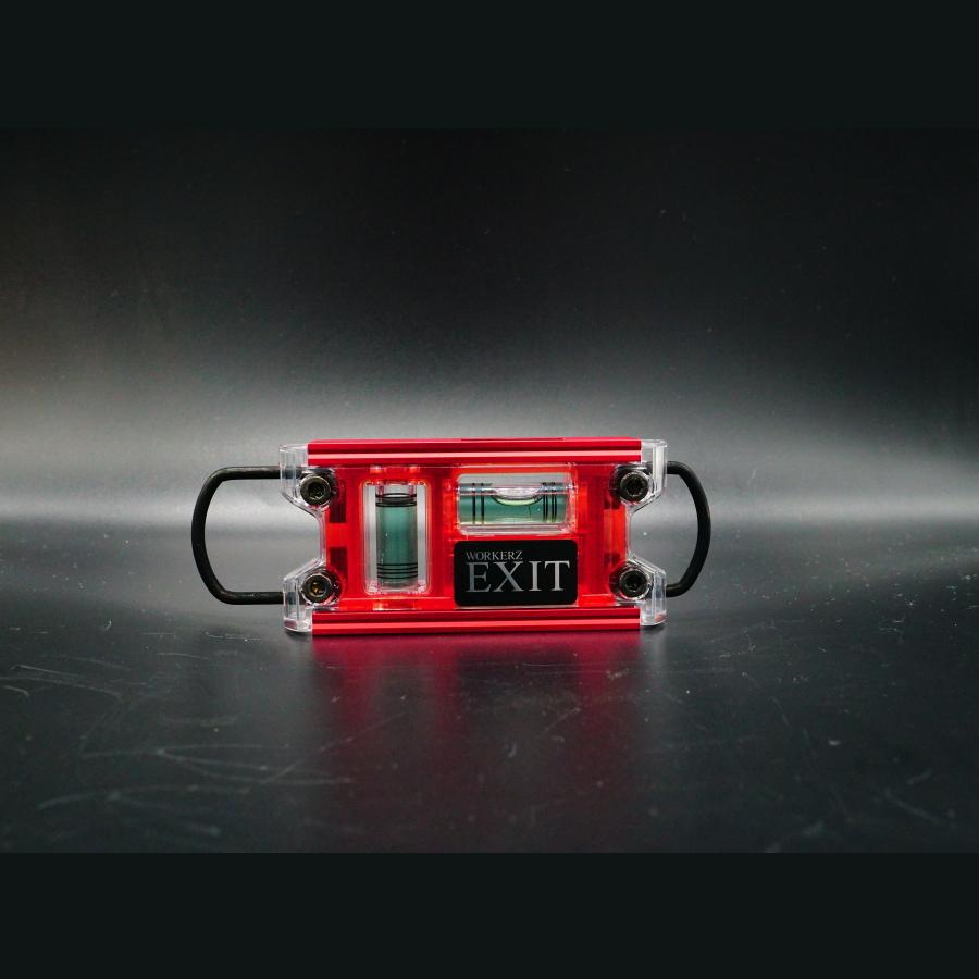 WORKERZ EXIT トビレベル・2 レッド EXTTB2RE 水平器 EBISU トビレベル レベル 高儀 × NEXTWORKERZ EXIT-TOBILEVEL : nwz-ext ...