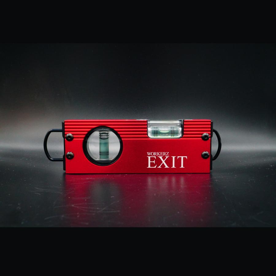 WORKERZ EXIT トビボックスレベル レッド EXTTBOXRE 水平器 EBISU トビレベル レベル 高儀 × NEXTWORKERZ EXIT-TOBILEVEL ...