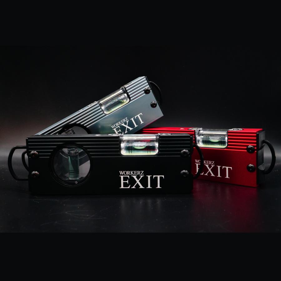 WORKERZ EXIT トビボックスレベル レッド EXTTBOXRE 水平器 EBISU トビレベル レベル 高儀 × NEXTWORKERZ EXIT-TOBILEVEL ...