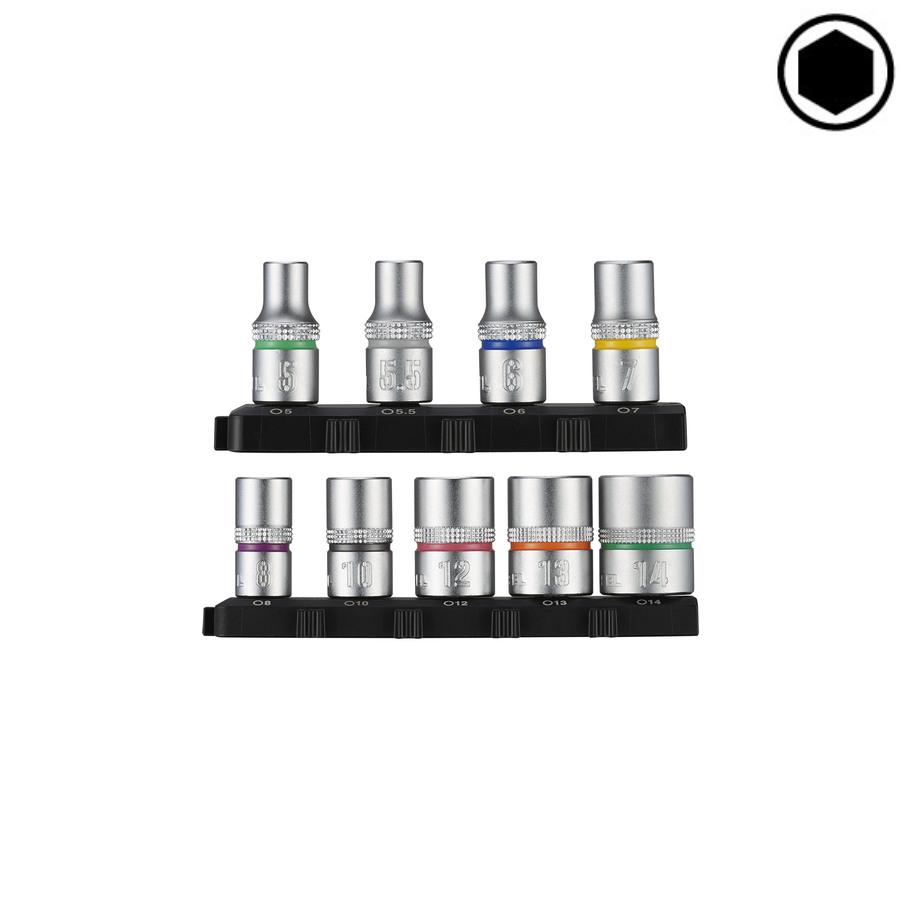 VESSEL (ベッセル)ソケットセット TD-BS16 H5/5.5/6/7/8/10/12/13/14 : MULHANDZ - 通販 ...