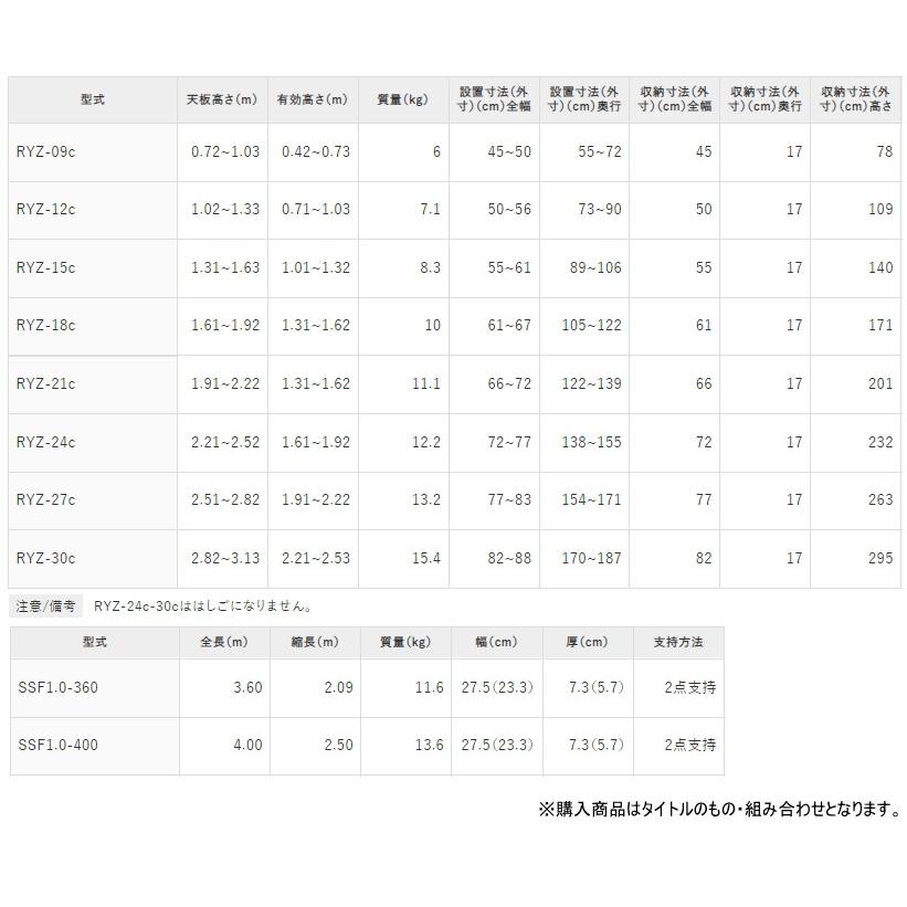 スライドステージ 長谷川工業 (ハセガワ) はしご兼用脚立 伸縮 3尺 RYZ-09c 2台と 足場板 4.0m SSF1.0-400 オリジナルセット : MULHANDZ - 通販 ...