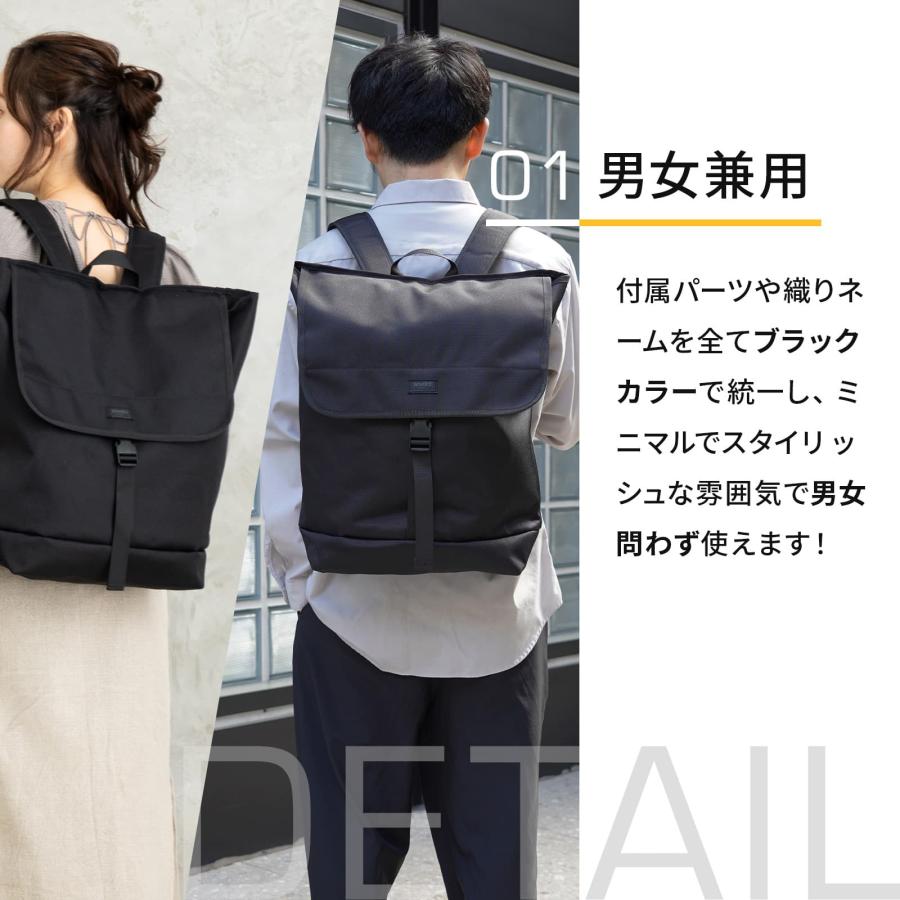 anello 正規品 アネロ バッグ バックパック リュック ビジネスバッグ フラップバックパック クロ メンズ レディース A3 大容量 軽量 ブランド おしゃれ かわいい ...