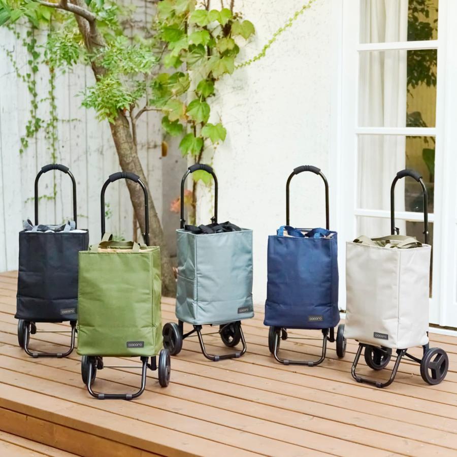 cocoro 正規品 ショッピングカート 買い物カート 高齢者 折りたたみ 保温 保冷 2輪 肩掛け トート 2WAY 持ち運び TOTE CART tote ココロトート無地 ...