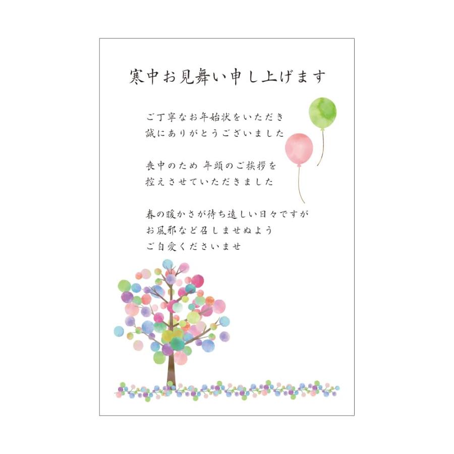 寒中見舞い はがき 10枚セット 書ける 喪中はがき ハガキ 葉書 横書き 私製はがき 寒中お見舞い申し上げます k0001 : 20241228133308-00004 ...