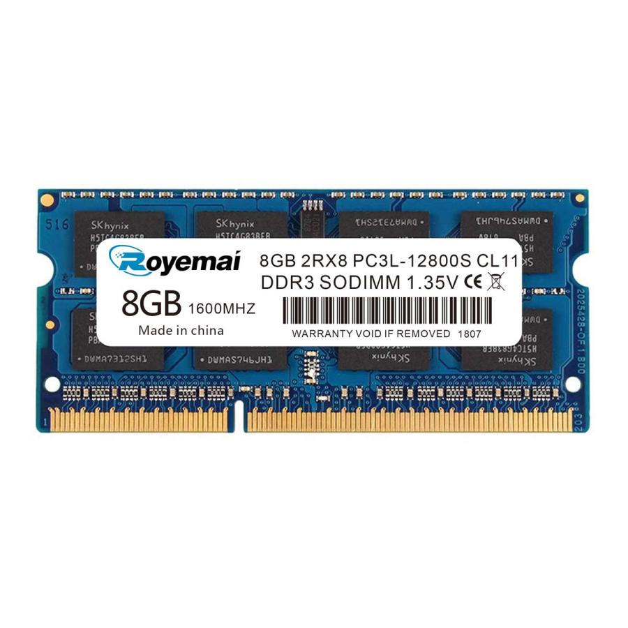 8GB DDR3 RAM 1600 PC3L-12800S DDR3L Sodimm 2Rx8 1.35V/1.5V CL : multiworks - 通販 - Yahoo!ショッピング
