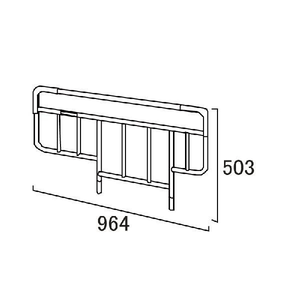 パラマウント サイドレール KS-161Q 無地 2本セット : 626586 : マムアイランド - 通販 - Yahoo!ショッピング