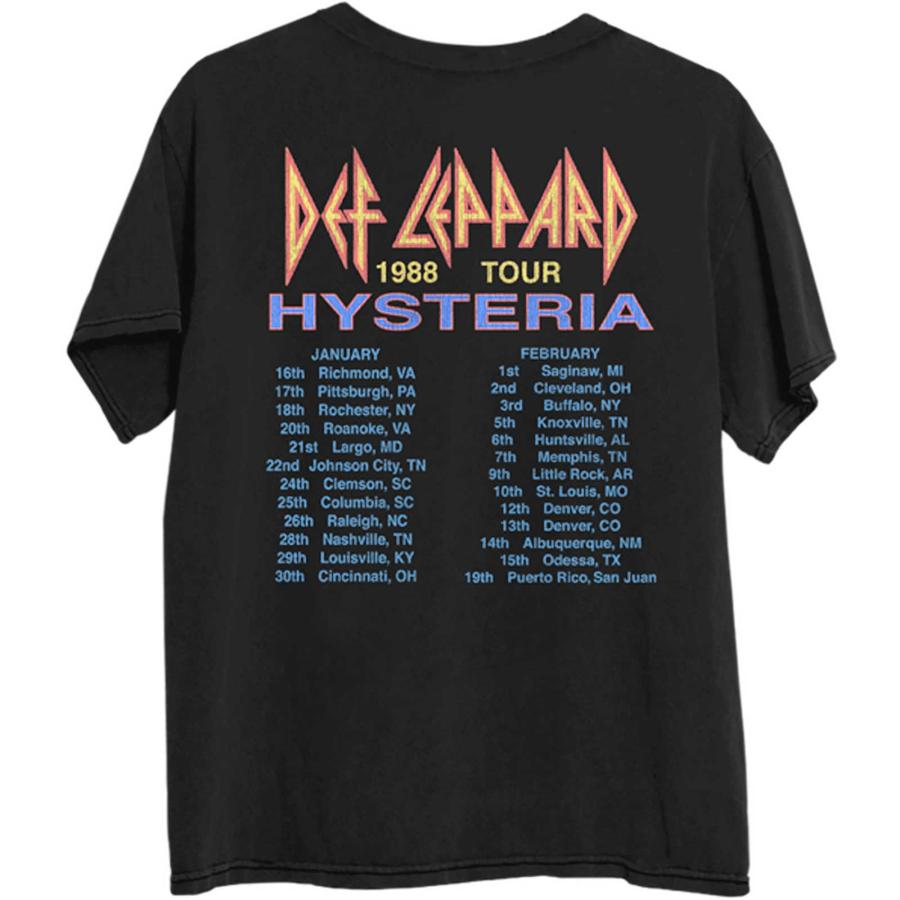 デフ レパード Tシャツ Def Leppard HYSTERIA '88 正規品 ロック デフ レパード Tシャツ Def Leppard HYSTERIA '88 正規品 ロック