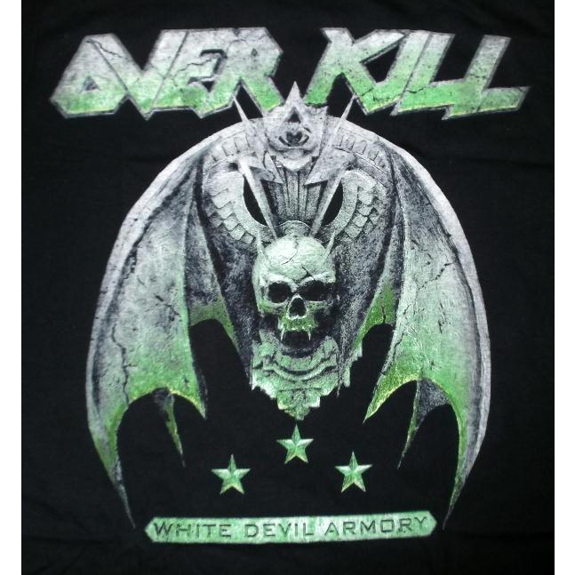 オーバー キル OVERKILL Tシャツ WHITE DEVIL ARMORY 正規品 ロックTシャツ バンドTシャツ : マンブルズ バンドTシャツ 通販 - 通販 - Yahoo!ショッピング