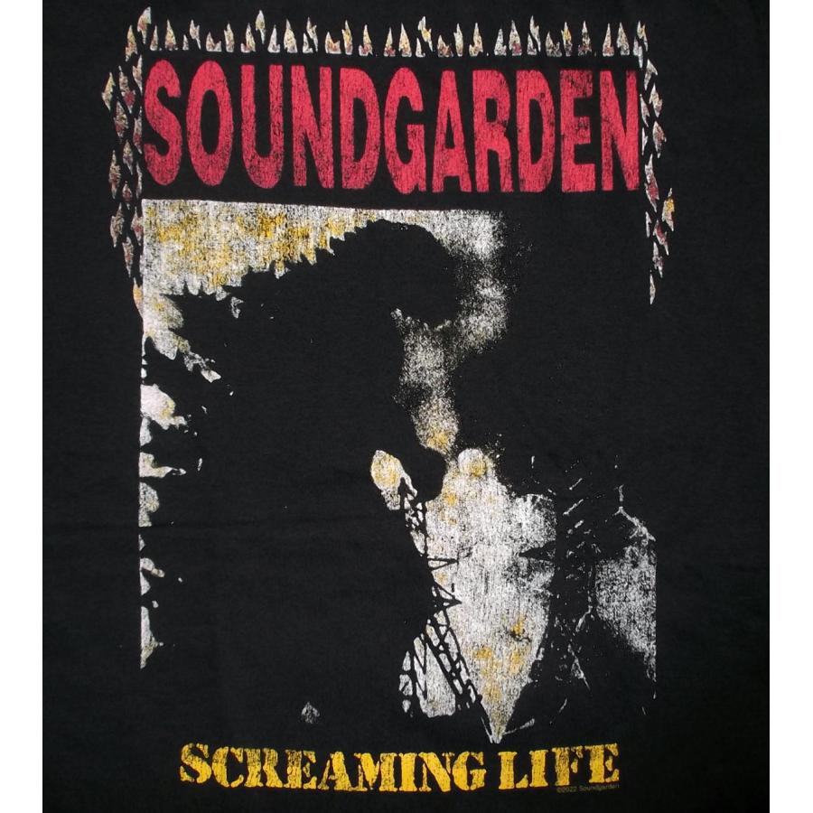 サウンドガーデン Tシャツ SOUNDGARDEN Screaming Life / Total Godhead 正規品 ロックTシャツ ...