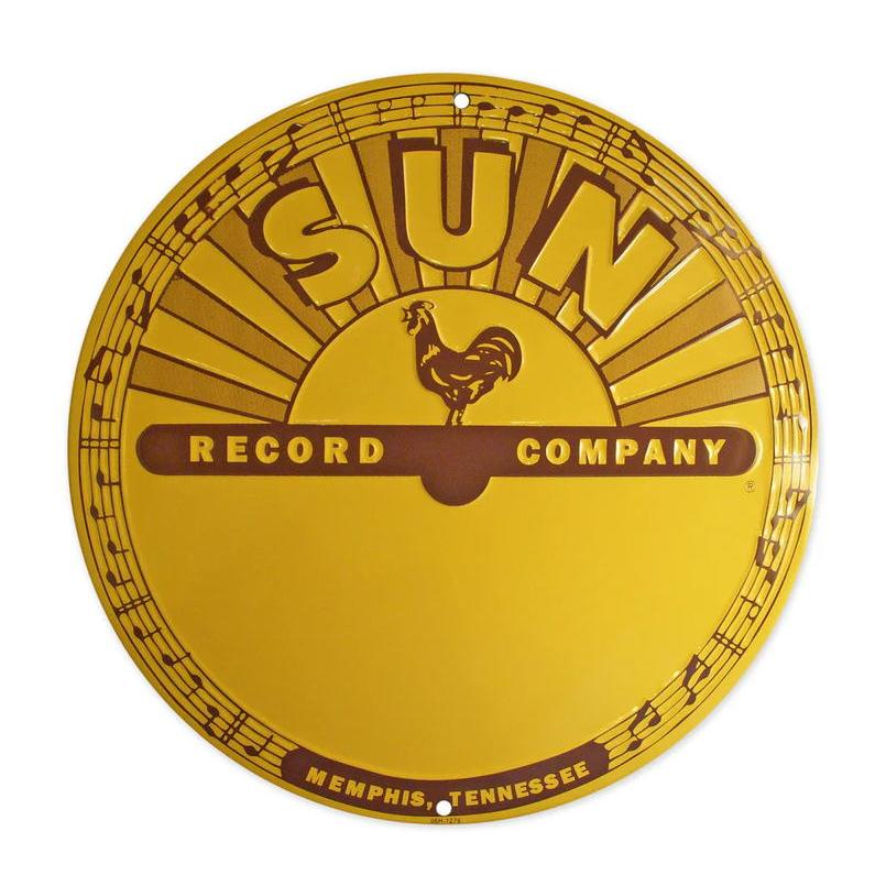 サン レコード ティン サイン 正規品 看板 Sun Record Logo Tin Sign 雑貨 : マンブルズ バンドTシャツ 通販 ...