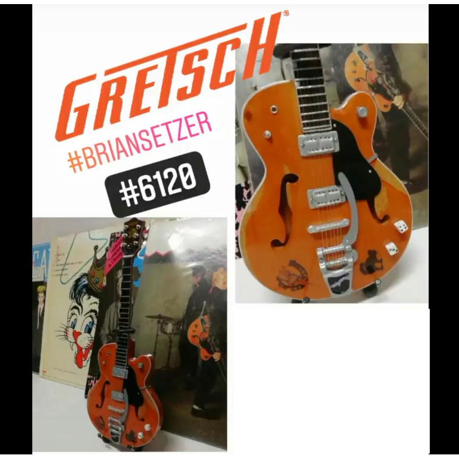 ブライアン セッツァー ギター ミニチュア 正規品 Brian Setzer Miniature Guitar Replica ロックTシャツ ...
