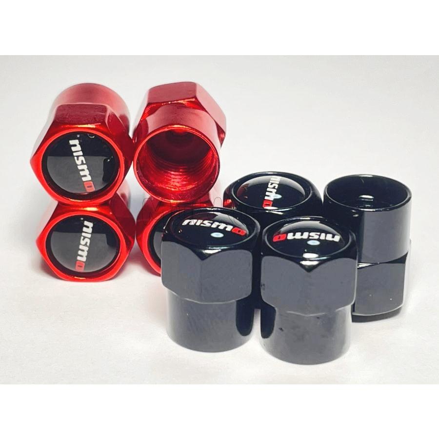 ニスモ エアバルブ キャップ 日産 1セット 4個 赤 黒 :you-00001:むっくやふーしょっぷ - 通販 - Yahoo!ショッピング