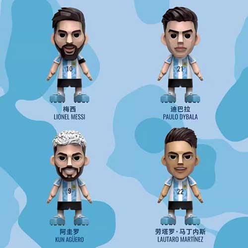 【ACP01】【国内未発売】アルゼンチン代表 公式 PAMPS EAGLE フィギュア ブラインドミニボックス【サッカー/リオネル・メッシ ...