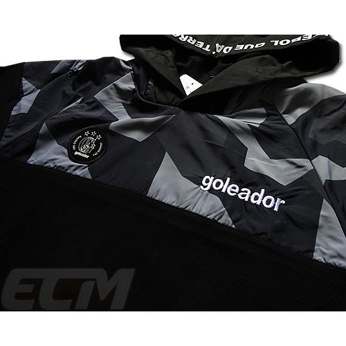 【GOL2021AW】Goleador G2446 昇華幾何学柄ピステ 切替パーカー ちりめんジャージ【ゴレアドール/フットサル/サッカー ...