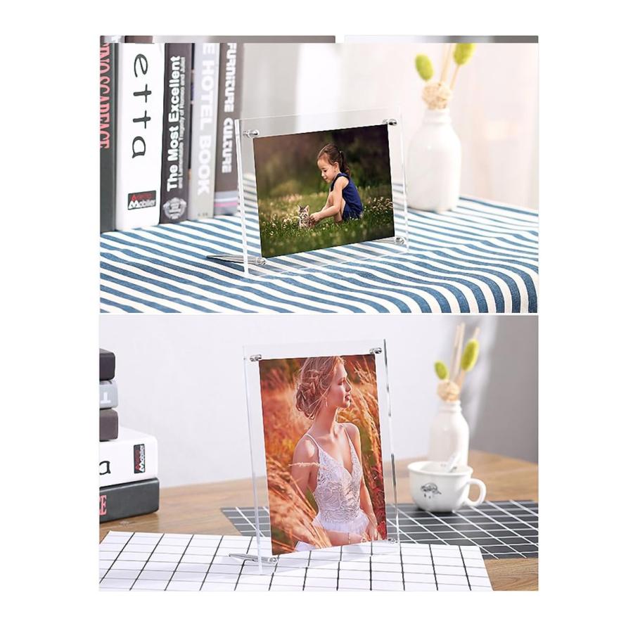 額縁 賞状入れ A3 A4 B5 アクリルフォトフレーム UVカット 透明 写真立て クリア おしゃれ 表彰状 アクリルガラス シンプル デザイン 卓上 縦置き 横置き : Vump app ...