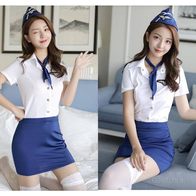 スチュワーデス コスプレ 衣装 コスチューム 制服 CA キャビンアテンダント 女性 レディース ミニ スカート 半袖 セクシー キュート かわいい : MURANET - 通販 ...