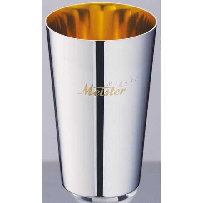 11002000 Migaki Meister ミガキマイスター マイスターカップ小 24金メッキ 1本茶箱入 プレゼント・父の日の贈り物など ...
