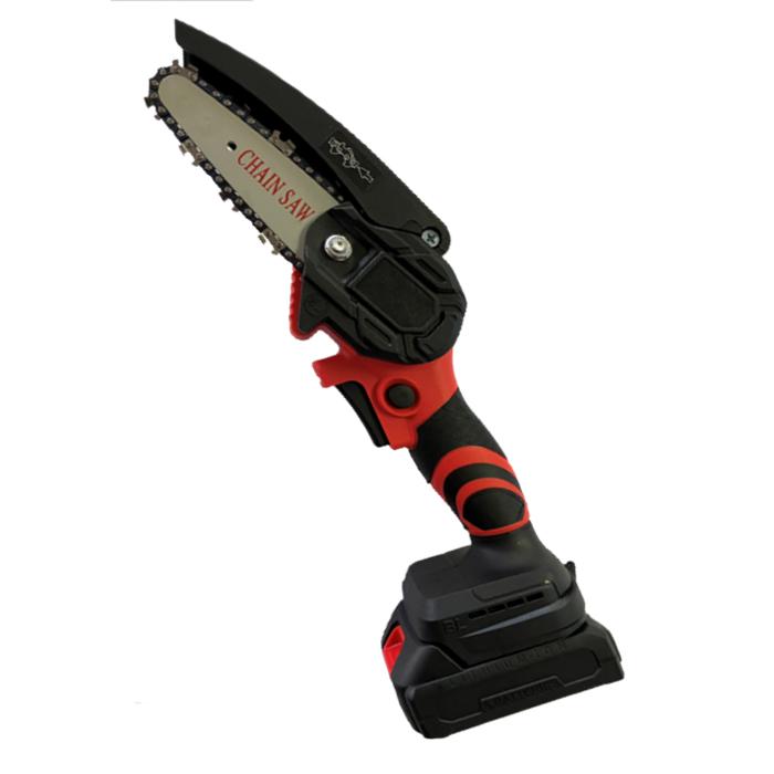 ZEXON ゼクソン コードレスハンディチェーンソー ZHC-21V 枝払いや枝木の切断に便利！【頑張って送料無料 ...