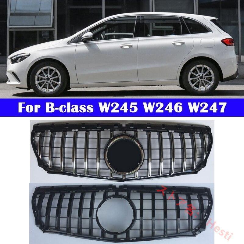 メルセデスベンツ W245 W246 W247 B180 B200 B260 Bクラス フロントグリル GT ミドル センター 2009-2020 ABS : m224612635fff ...