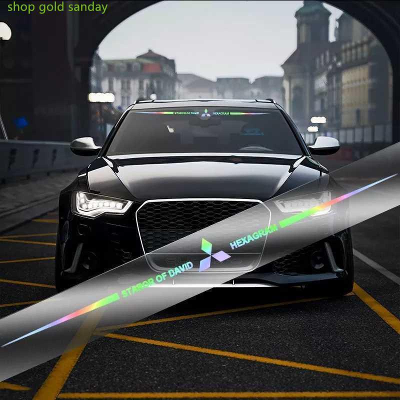 三菱 ホログラムステッカー(65)レインボー 虹 2P ランサー パジェロ ミラージュ デリカD5 ekワゴン エクリプスクロス アウトランダー RVR : p2104476281f7 : 紫 ...