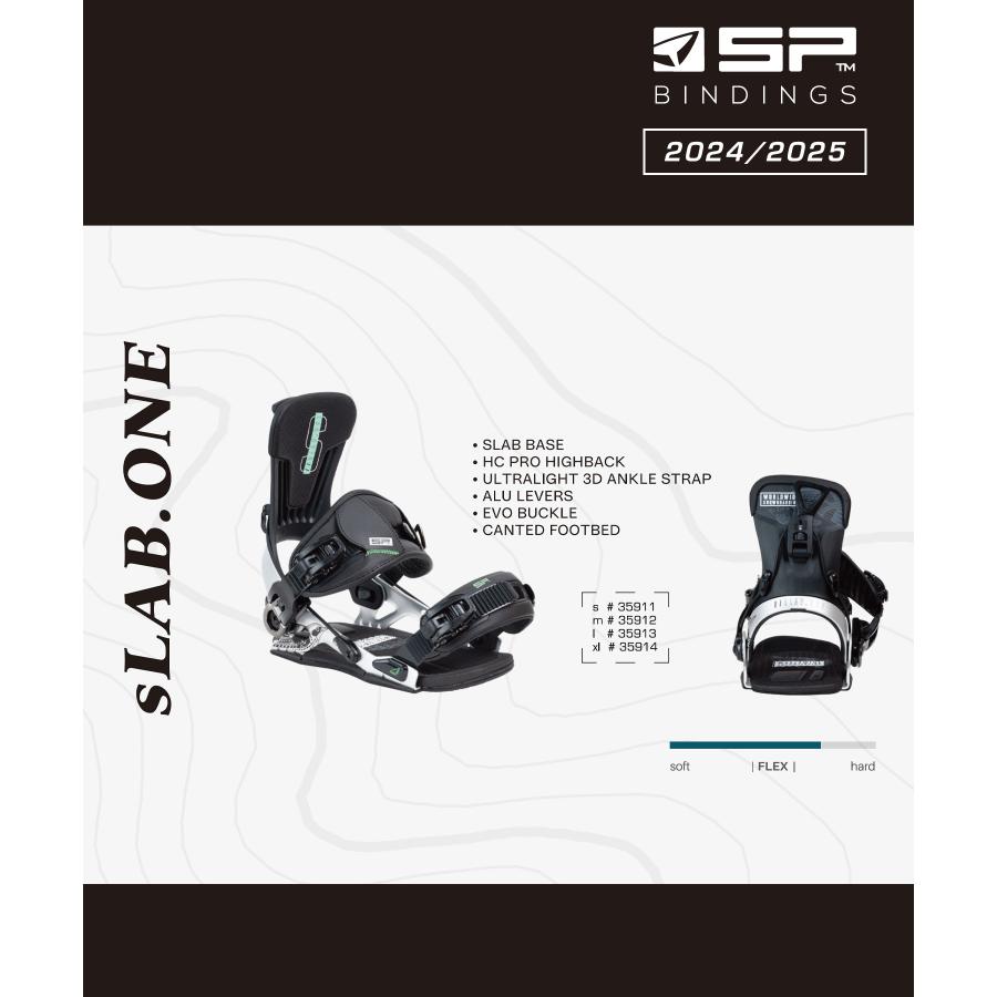 SP UNITED エスピーユナイテッド スノーボード バインディング ユニセックス リアエントリー sLab ONE ムラサキスポーツ 24-25モデル LL C14 ...