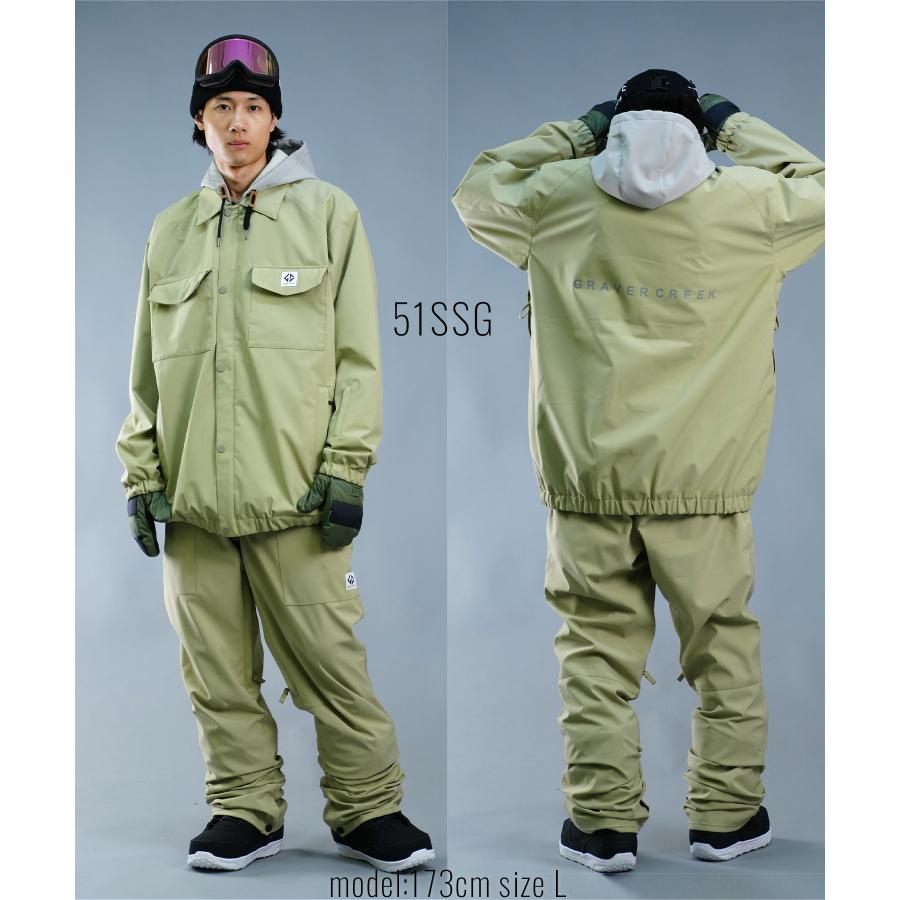 GRAVERCREEK グラバークリーク スノーボード ウェア ジャケット ユニセックス GC-7505A 24-25モデル LX D19 : 010201lxgrave002 : ムラサキ ...