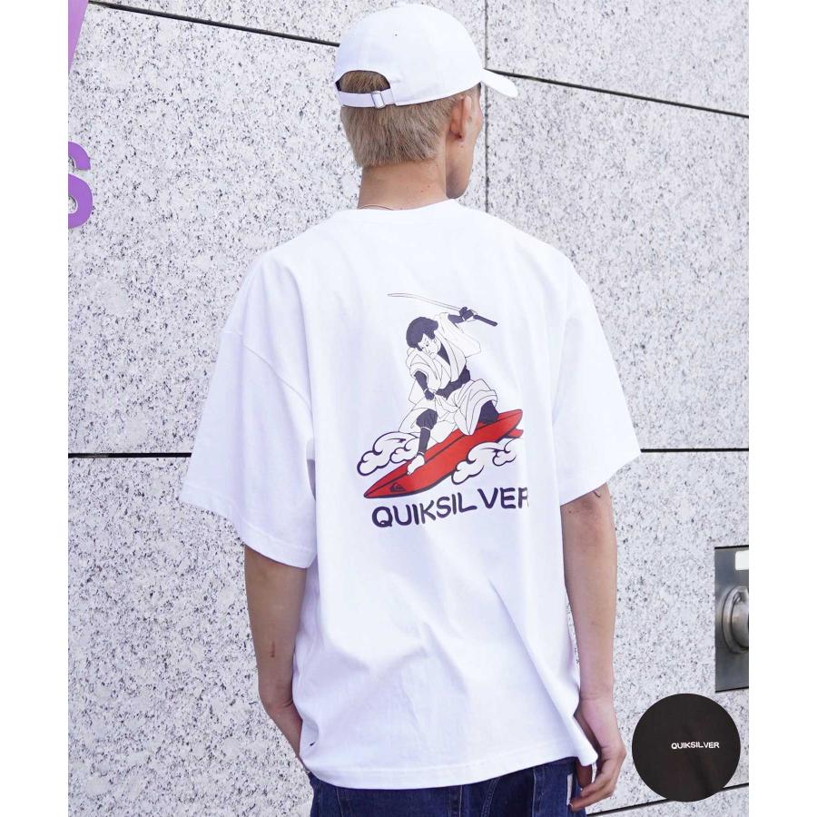 Quiksilver（クイックシルバー） 半袖Tee オーバーサイズ バックプリント JAPAN QST245625M ムラサキスポーツ限定 ...