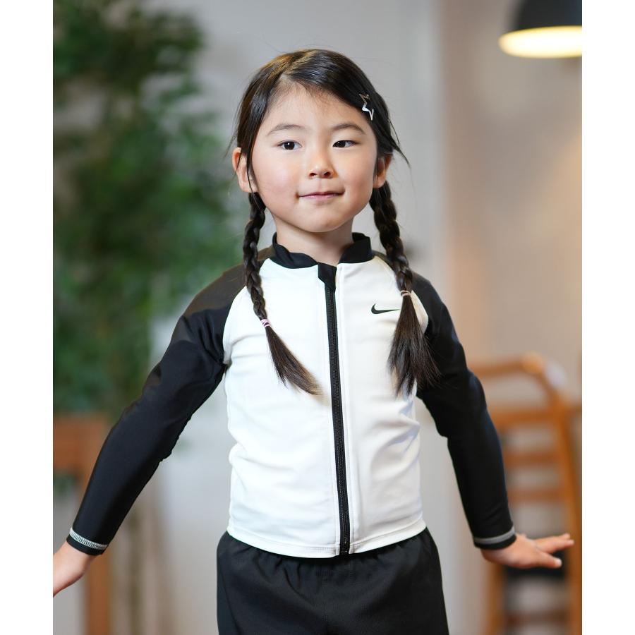 NIKE ナイキ 水着 ラッシュガード 長袖 ジップアップ キッズ 子供 UVカット トドラーボーイズジップ付きラッシュガード 1991115 009 : ムラサキスポーツ - 通販 ...