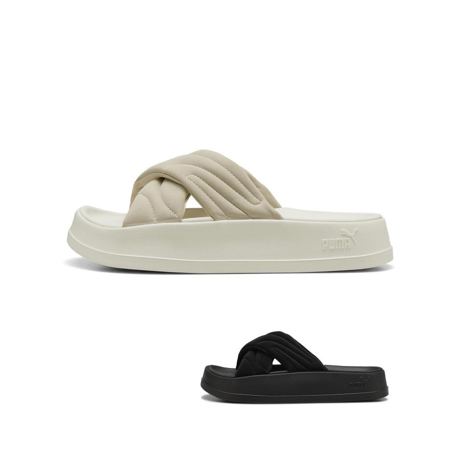 PUMA プーマ サンダル レディース 厚底 スライドサンダル LEADCAT PLATFORM リードキャット プラットフォーム ...