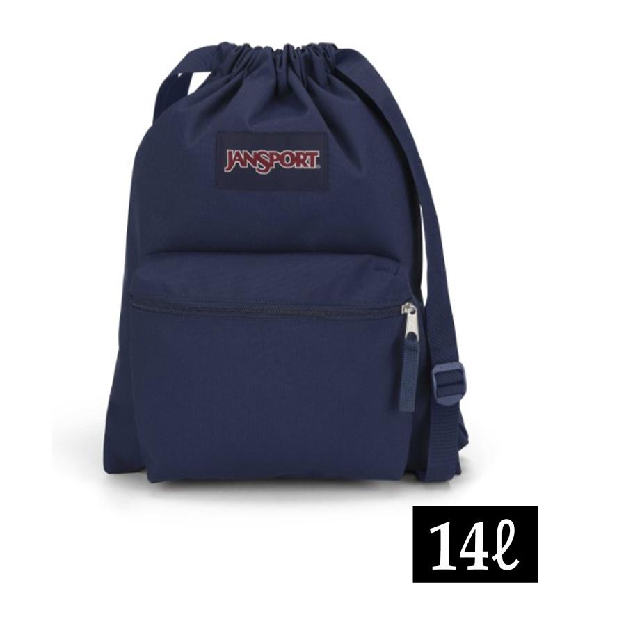 JANSPORT JanSport ジャンスポーツ バックパック ナップサック DRAW SACK ドローサック NAVY 14L JS0A83LQ003 : ムラサキスポーツ - 通販 ...
