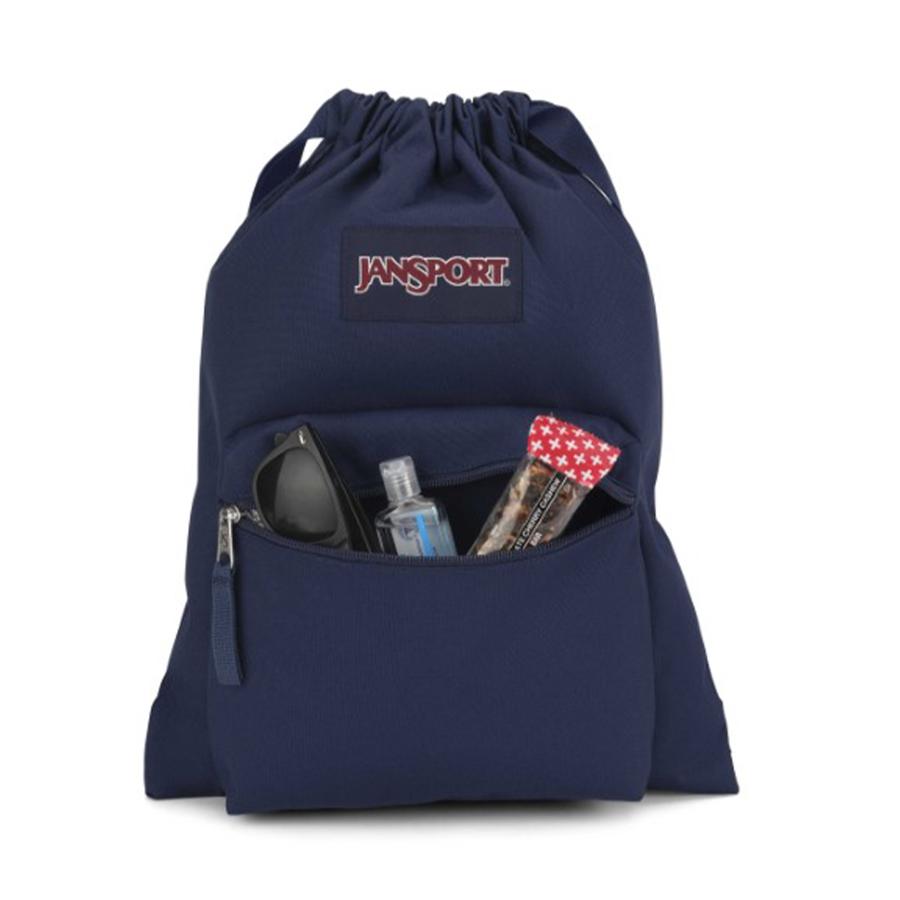 JANSPORT JanSport ジャンスポーツ バックパック ナップサック DRAW SACK ドローサック NAVY 14L JS0A83LQ003 : ムラサキスポーツ - 通販 ...