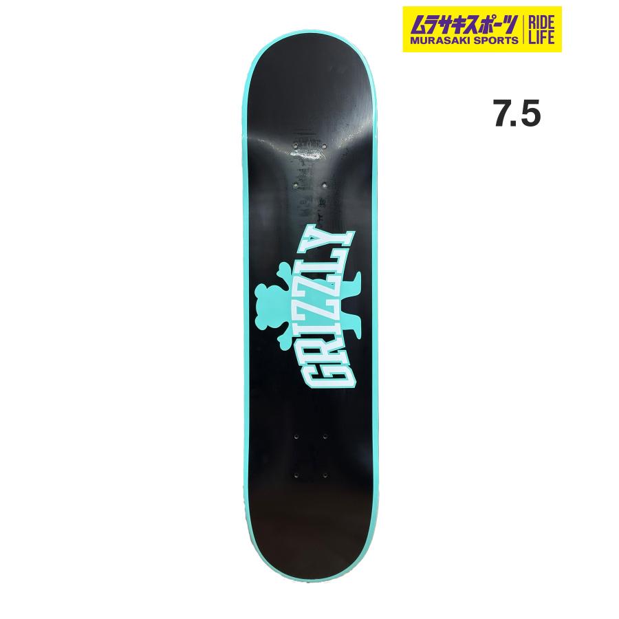 GRIZZLY グリズリー スケートボード デッキ 7.5 inch STAMP BEAR TIFFANY ムラサキスポーツ : ムラサキスポーツ - 通販 - Yahoo!ショッピング