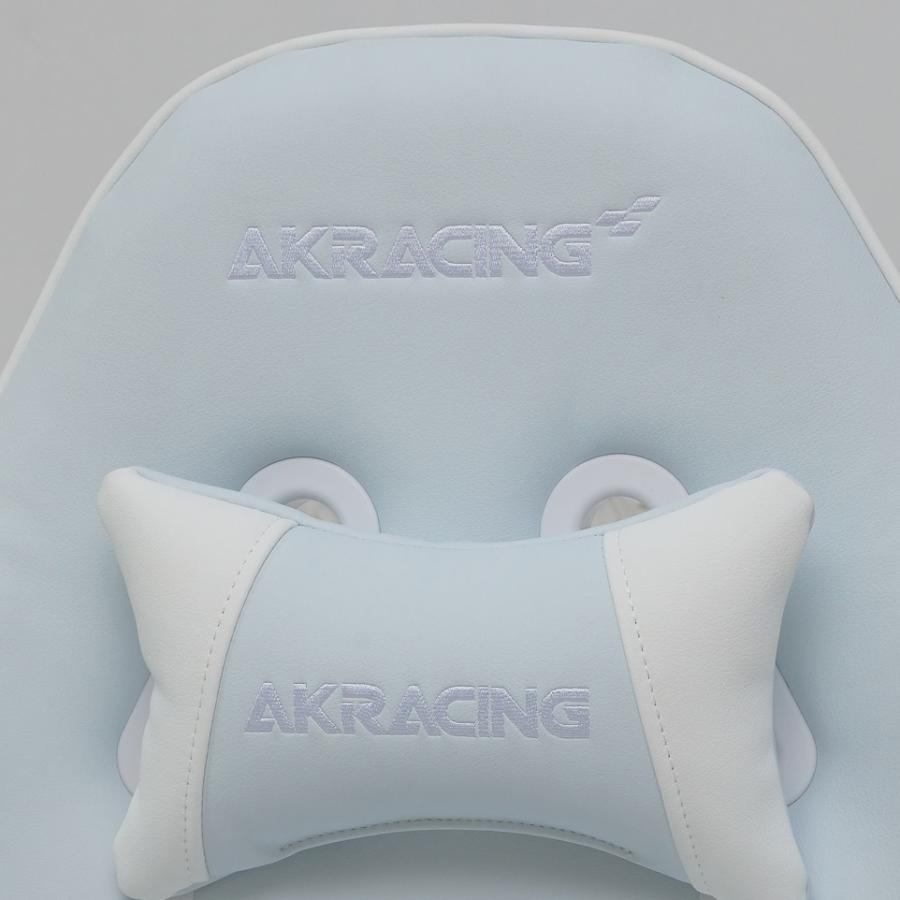 AKRacing 本田翼監修オリジナルカラーモデル コラボモデル エーケーレーシング ゲーミングチェア Pinon 昇降シリンダー中尺仕様 ホワイト ブルーグレー : 村田家具 Yahoo!店 ...