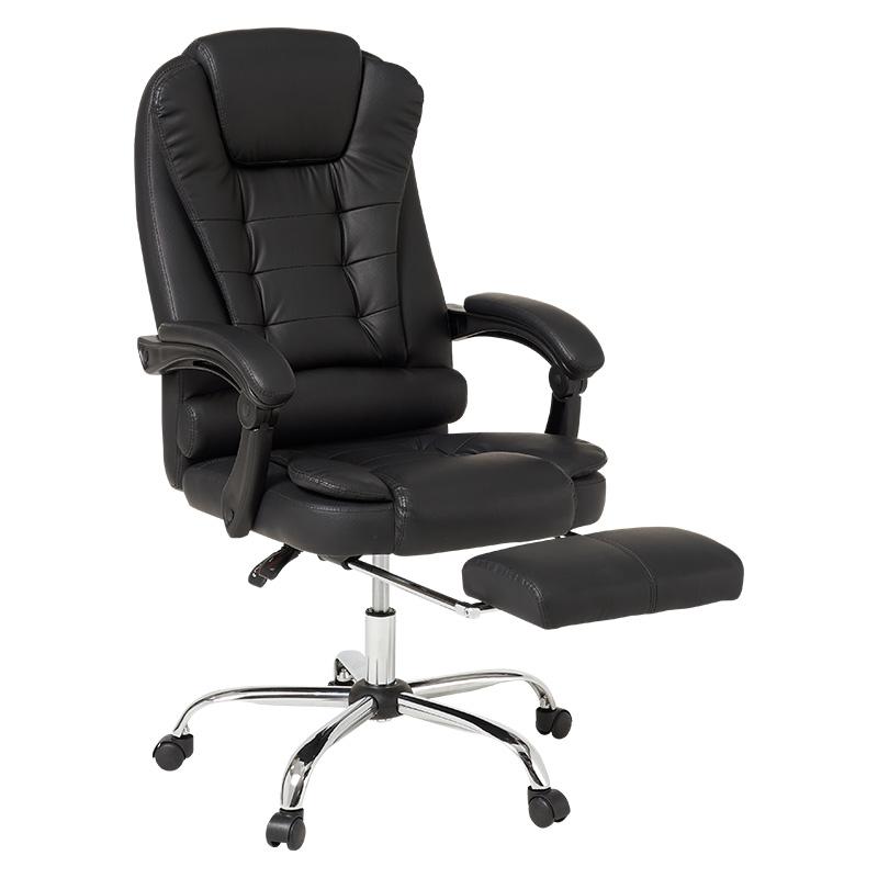 HAGiHARA オフィスチェア 無段階リクライニング 格納式フットレスト LRC-4624 : 村田家具 Yahoo!店 - 通販 - Yahoo!ショッピング