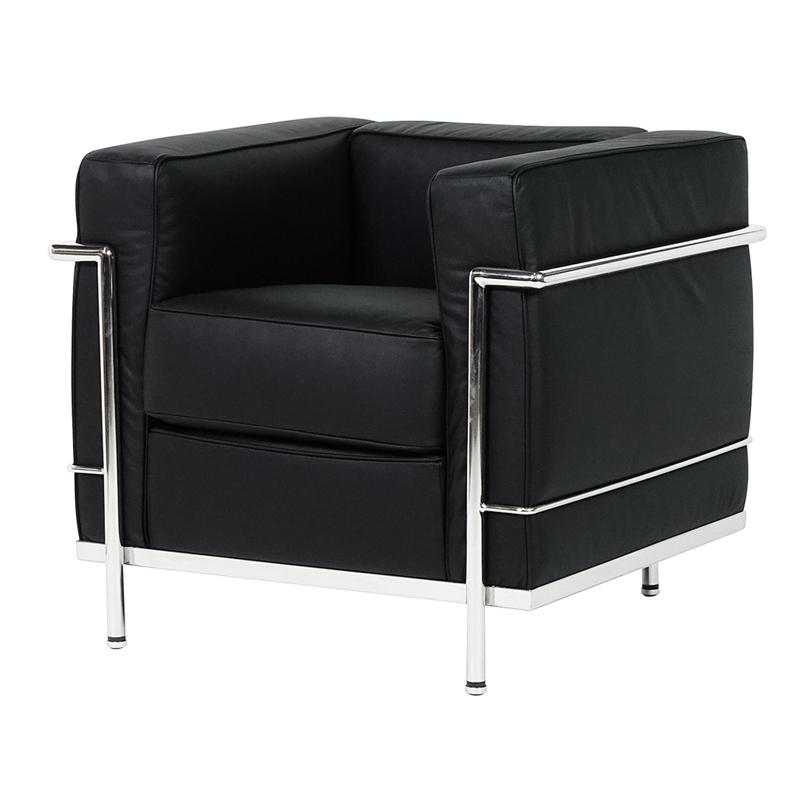 ソファ LC2 1人掛け 1P 本革 グランコンフォート リプロダクト ジェネリック ル・コルビジェ デザイナーズ モダン リビング 応接 オフィス : 村田家具 Yahoo!店 - 通販 ...