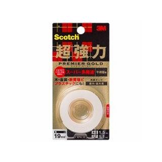 3M/スリーエムジャパン スコッチ 超強力両面テープ プレミアゴールド スーパー多用途 KPS-19 白 : NEXT! - 通販 - Yahoo!ショッピング