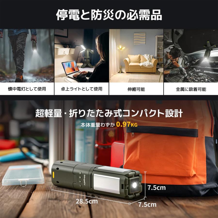 ISSYZONE JAPAN BougeRV LEDランタン 非常灯 キャンプ 作業灯 リビング