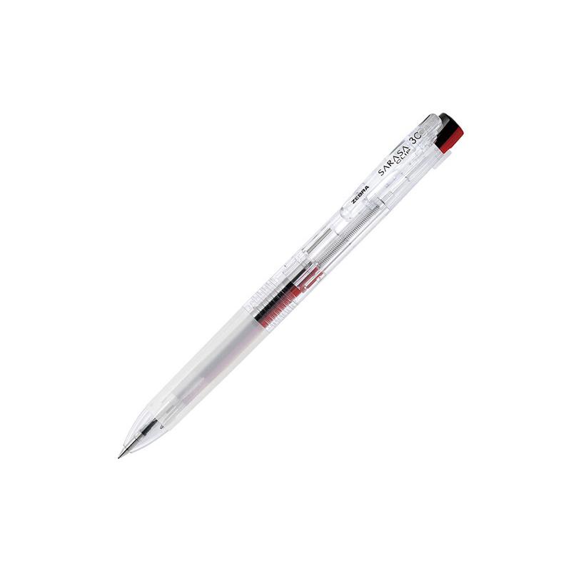 ZEBRA/ゼブラ SARASA 3色ジェルボールペン サラサクリップ3C 0.5 透明 J3J5-C : NEXT! - 通販 ...