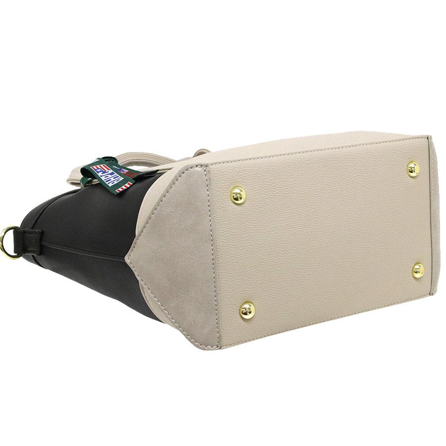 ビバリーヒルズポロクラブ BEVERLY HILLS POLO CLUB PUトートバッグSS ブラック グレージュ 252929 ...