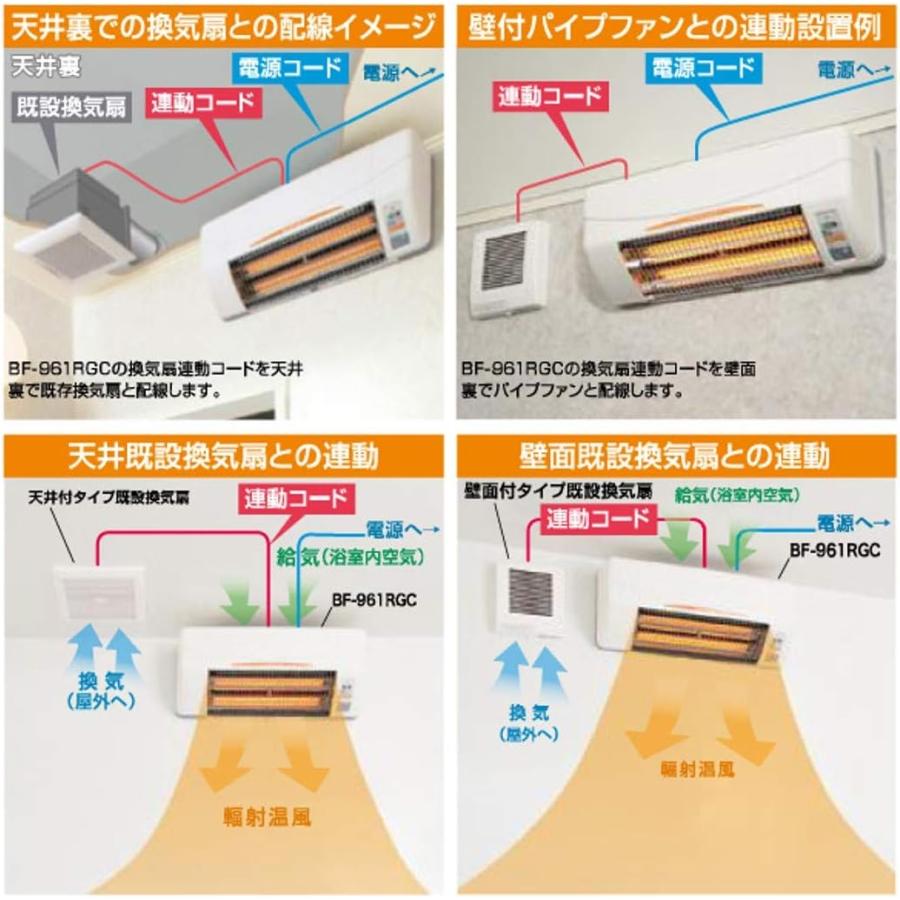 TSK 高須産業 BF-961RGC 浴室換気乾燥暖房機（既存換気扇連動型）【AC100V・壁面取付】 : murauchi.co.jp - 通販 - Yahoo!ショッピング