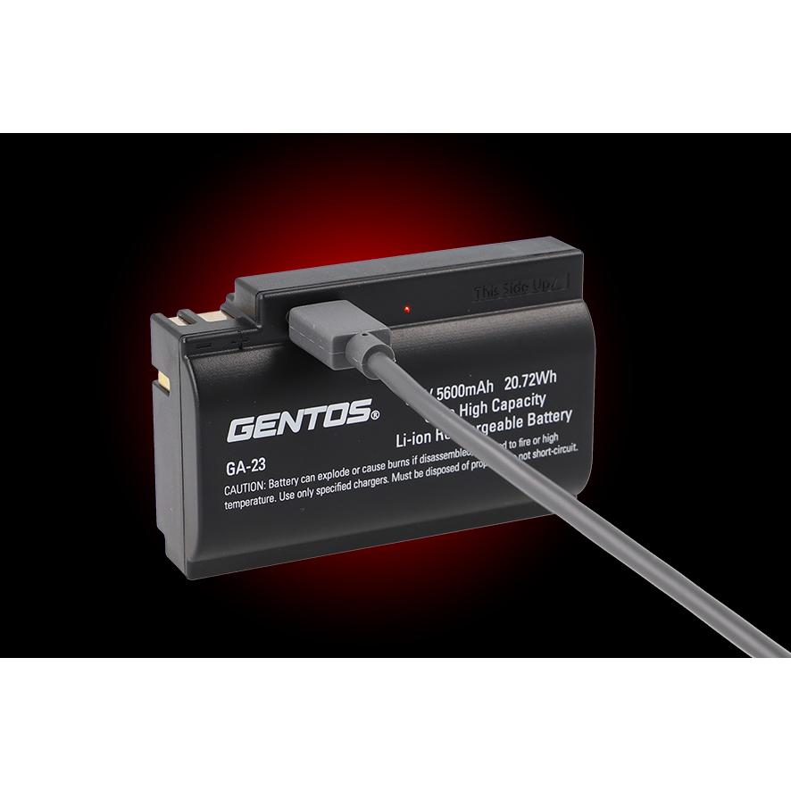 GENTOS ジェントス GA-23 ブラック 専用充電池 : murauchi.co.jp - 通販 - Yahoo!ショッピング