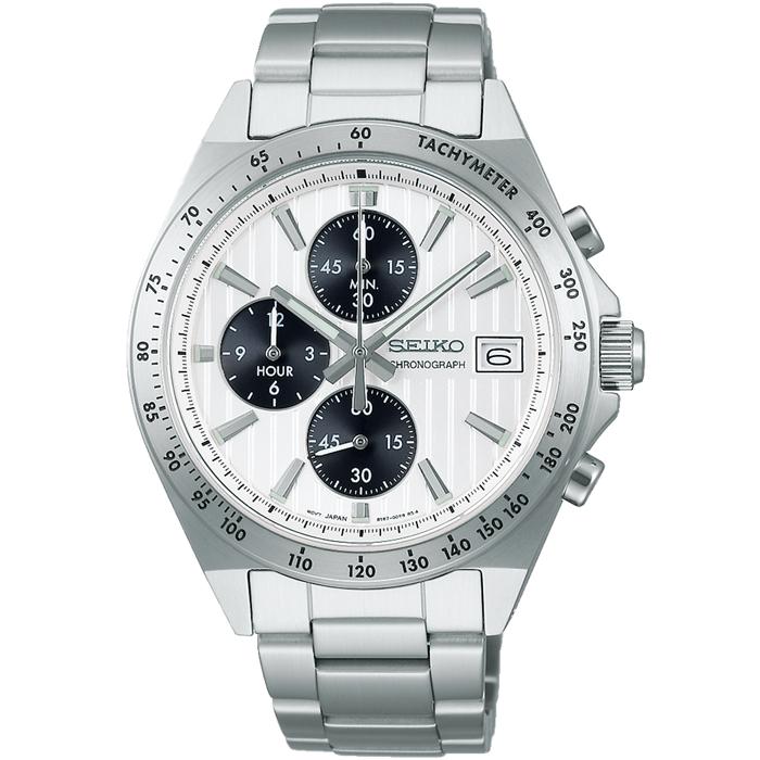 SEIKO セイコー SELECTION セイコーセレクション Sシリーズ メンズ 電池式クオーツ クロノグラフモデル SBTR039 ...