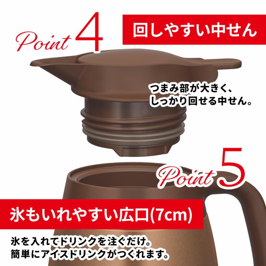 THERMOS サーモス ステンレス ポット 1.5L TTB-1501 卓上ポット 保温 保冷 魔法瓶ポット QVC 敬老の日 プレゼント ギフト 母の日 : Murphy shop ...