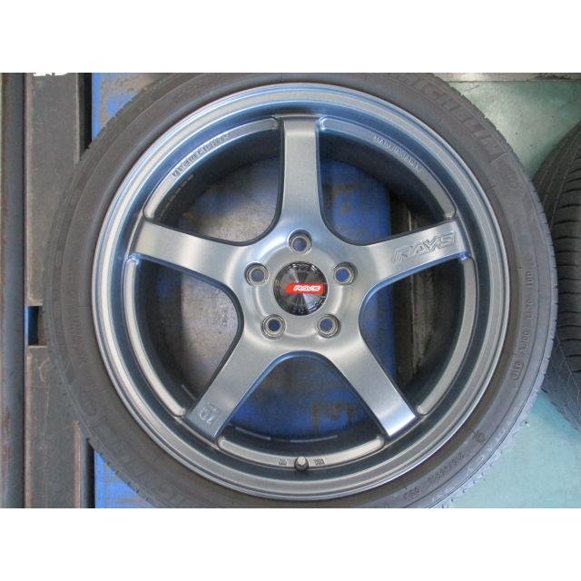 RAYS RAYS レイズ グラムライツ 57CR 18x7.5J +50 PCD114.3/5H RAYS 軽量 レヴォーグ レガシィB4 MAZDA3 アコード ...