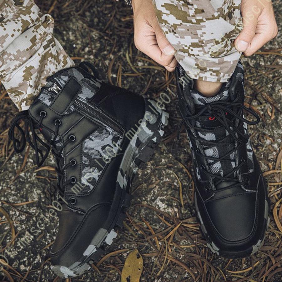 タクティカルブーツ メンズ ブーツ 軍靴 ハイカット ミリタリーブーツ アウトドア ハイキングシューズ 防水 防滑 通気 防臭 ジャングル サバゲー 登山靴 : xgh-pg8-nghc5 ...
