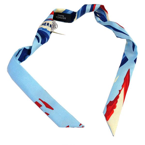 ≪新品≫ エルメス ツイリー ドール アップサイクリング/ ブリッド ドゥ ガラ シャドー Brides de Gala Shadow ブルー ...