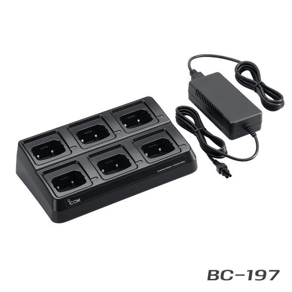 ICOM（アイコム） 6連急速充電器 （ACアダプター付き） BC-197 : インカムダイレクト 無線ショップ - 通販 - Yahoo!ショッピング